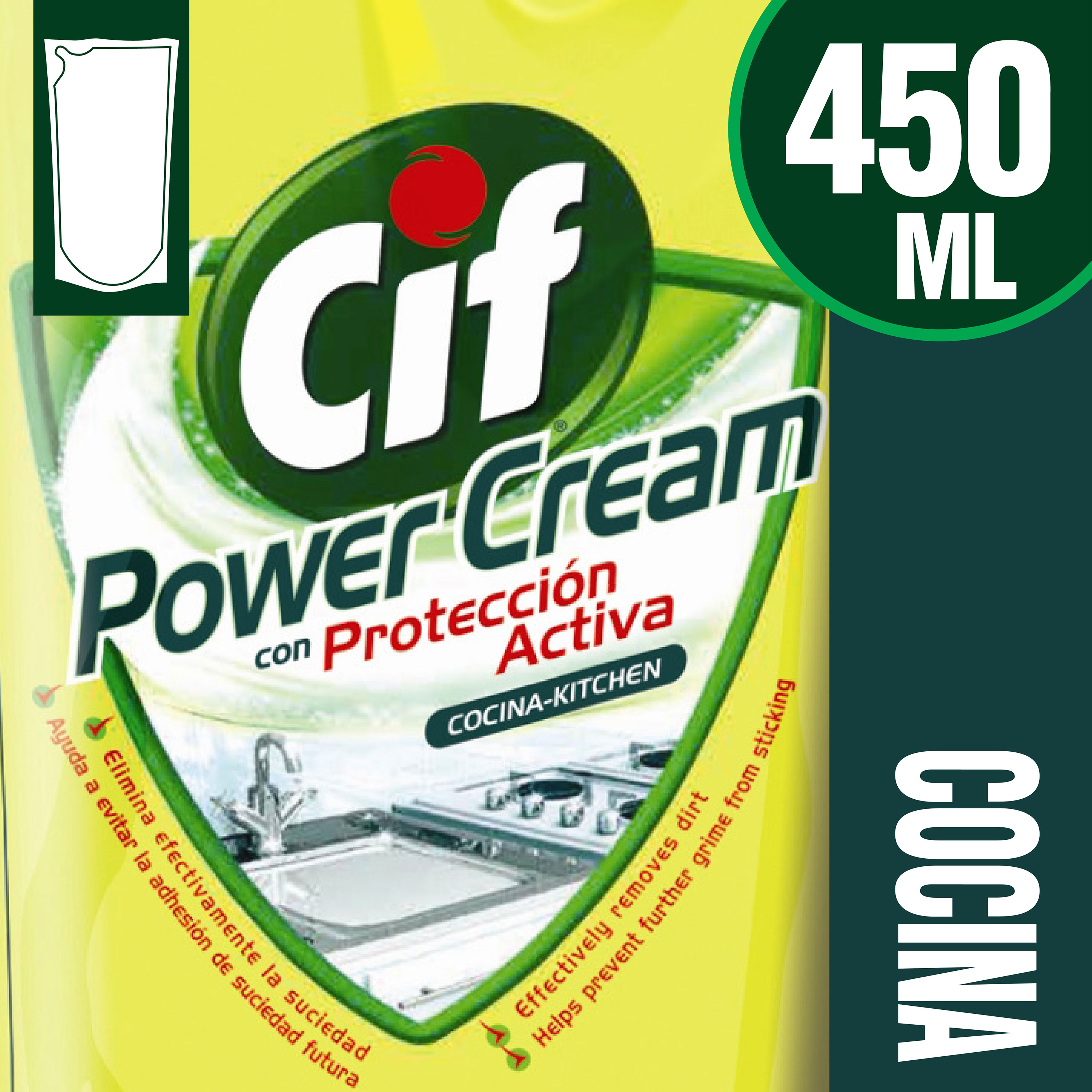 Cif Power Cream Baño Sachet 450 Rec (Cód. 1737) – Bradvica